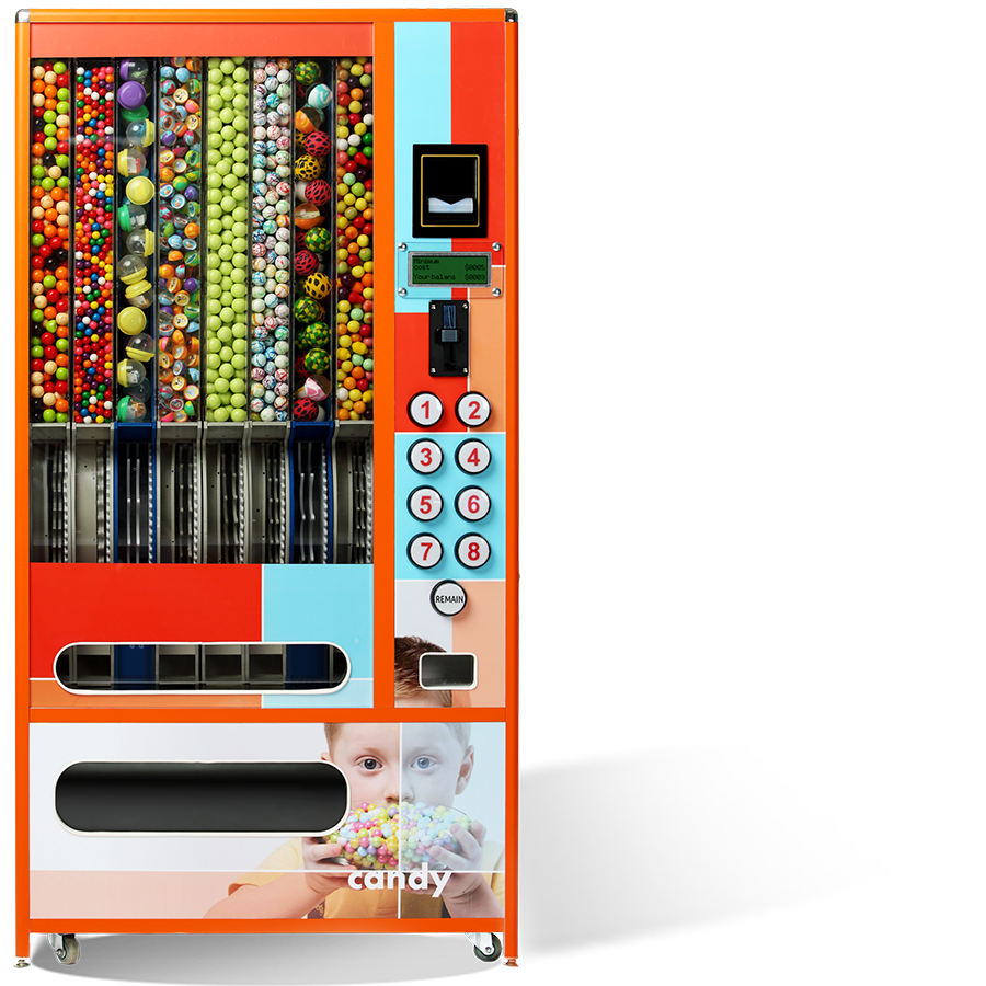 Manufacturer of spiral and electronic bulk vending machines